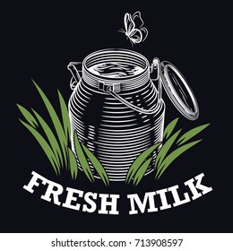 5,122 Milk can logo Images, Stock Photos & Vectors | Shutterstock