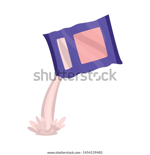 Vector Illustration Milk Pour Symbol Collection Stock Vector (Royalty ...