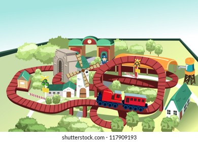 2,418 Model train vectors Images, Stock Photos & Vectors | Shutterstock