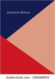 Vector Illustration Minimal Dynamic Cover Design Stock Vector (Royalty ...