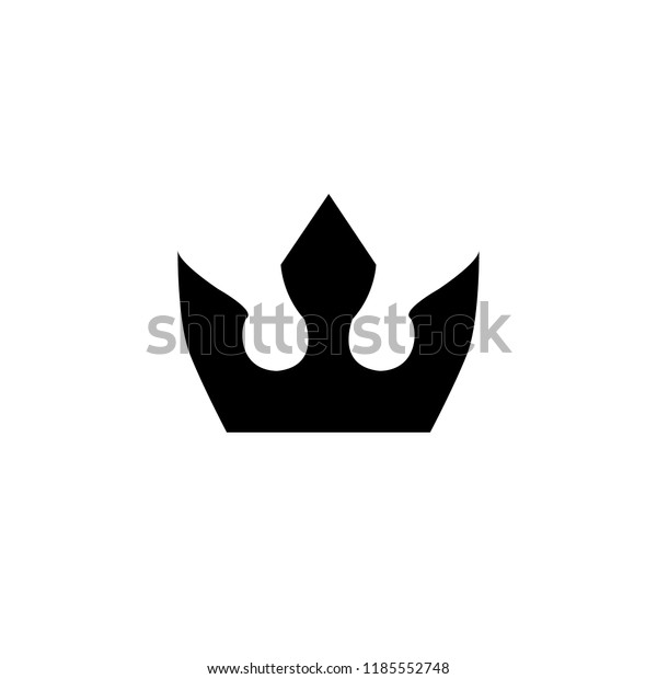 Vector Illustration Minimalistic Crown Icon Stock Vector (Royalty Free ...