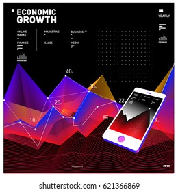 Vector Illustration Mobile Apps Digital Marketing Stock Vector (Royalty ...