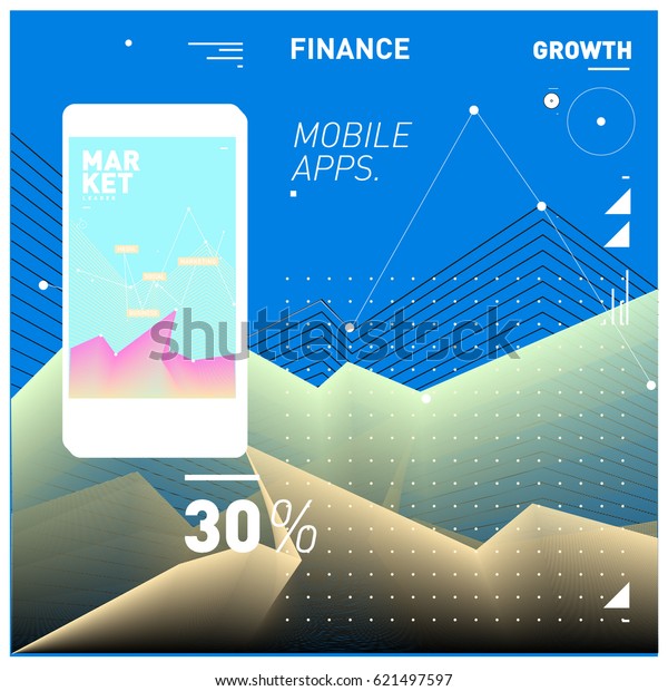 Vector Illustration Mobile Apps Digital Marketing Stock Vector (Royalty ...