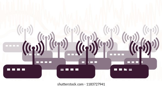 331 Wifi Many Signals Images, Stock Photos & Vectors | Shutterstock