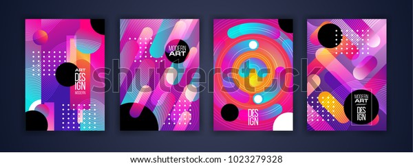 Vector Illustration Modern Graphics Bright Dynamic Stock Vector ...