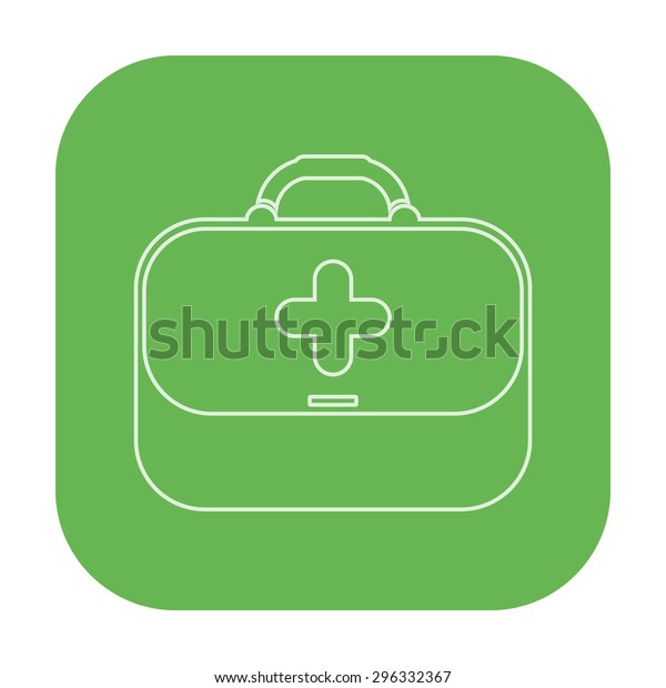 Vector Illustration Modern Icon Medical Portfolio Stock Vector (Royalty ...