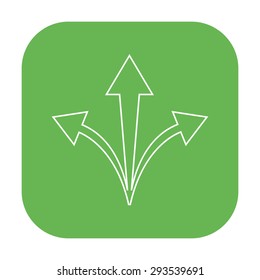 Vector Illustration Modern Icon Way Stock Vector (Royalty Free ...
