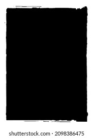 Vector Illustration Monochrome Frame Stock Vector (Royalty Free ...