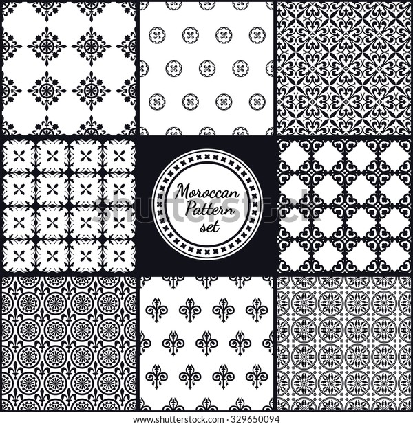 Vector Illustration Moroccan Tiles Seamless Pattern Stock Vector ...
