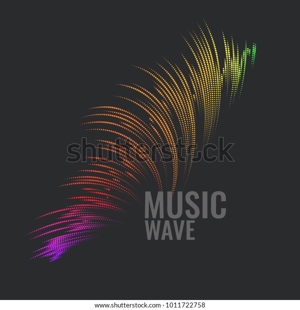 Vector Illustration Music Wave Form Equalizer Stock Vector (Royalty ...