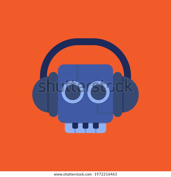 Vector Illustration Musical Robot Logo Using Stock Vector (Royalty Free ...