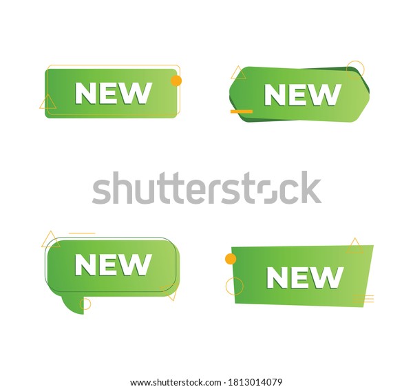 Vector Illustration New Tag Symbol Icon Stock Vector (Royalty Free ...