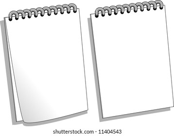 Realistic Notebook Exercise Book Vector Illustration: เวกเตอร์สต็อก ...