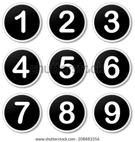 Numbers Clipart Black And White | Free download on ClipArtMag
