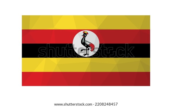 Vector Illustration Official Symbol Uganda National Stock Vector ...