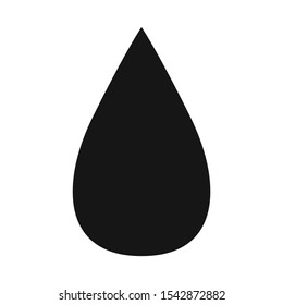 Vector Illustration Oil Drop Symbol Graphic Stock Vector (Royalty Free ...