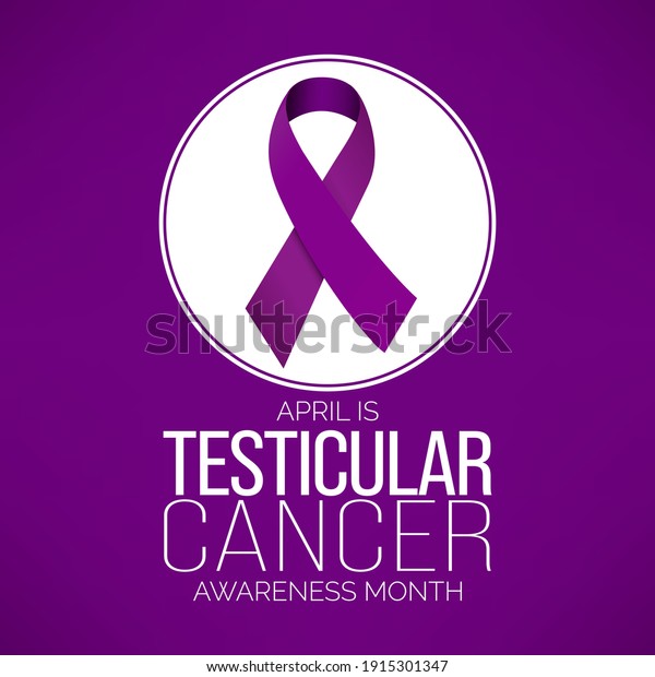Vector Illustration On Theme Testicular Cancer Stock Vector Royalty