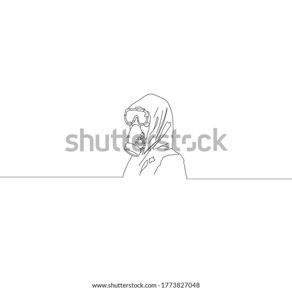Vector Illustration Out Line Art Picture Stock Vector (Royalty Free ...