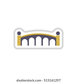 Collection Vector Illustration Paper Sticker Style Stock Vector ...
