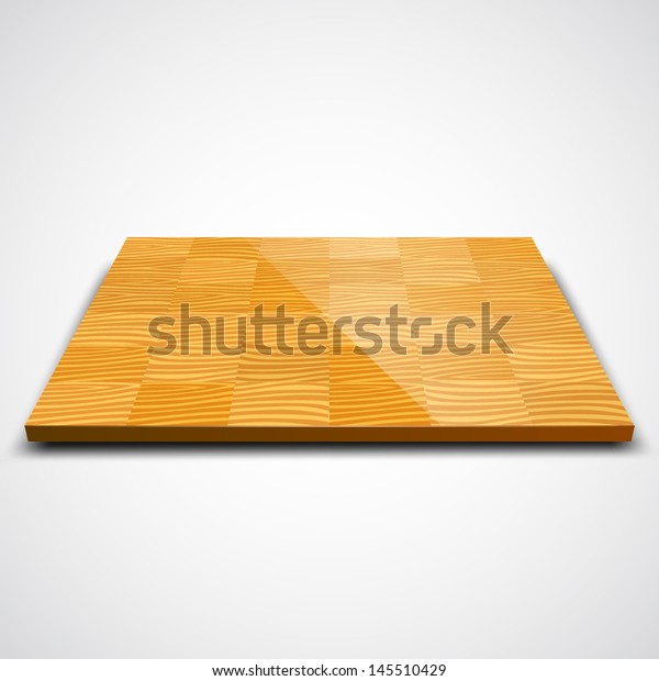 Vector Illustration Parquet Wood Floor Stock Vector (Royalty Free ...