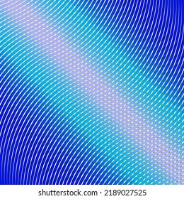 Vector Illustration Pattern Curves Alternating Blue Stock Vector ...