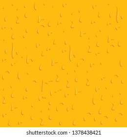 Vector Illustration Pattern Jelly Yellow Slime Stock Vector (Royalty ...
