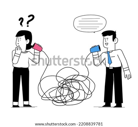 Bad Communication Clip Art