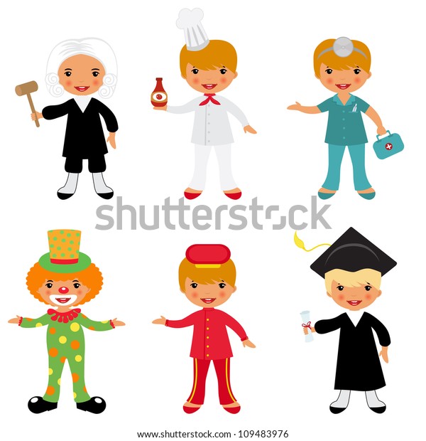 Vector Illustration People Professional Occupations Stock Vector ...