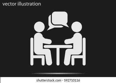 19,051 Table talk icon Images, Stock Photos & Vectors | Shutterstock