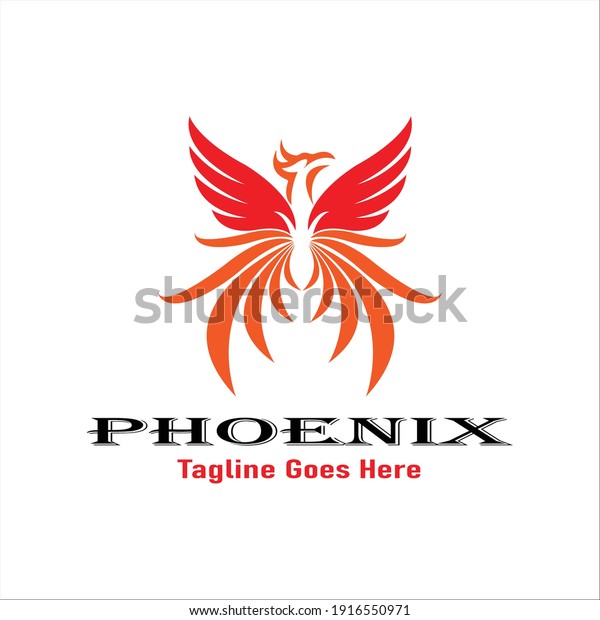 Vector Illustration Phoenix Modern Logo Idea Stock Vector (Royalty Free ...