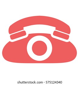 Vector Illustration Phone Icon Peach Stock Vector (Royalty Free ...