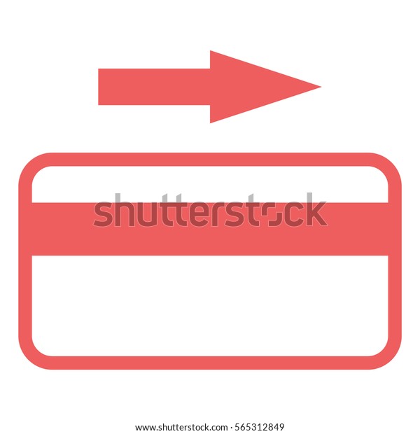 Vector Illustration Pink Credit Card Icon Stock Vector (Royalty Free ...
