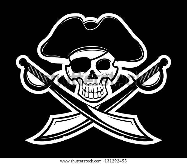 Vector Illustration Pirates Symbol Stock Vector (Royalty Free ...