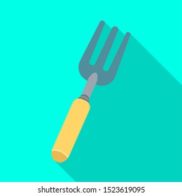 Vector Illustration Pitchfork Fork Symbol Graphic Stock Vector (Royalty ...