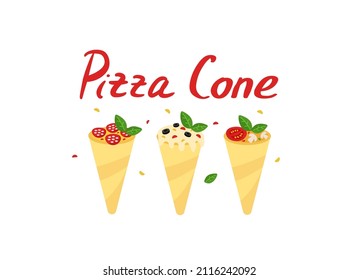 2,057 Pizza cone vector Images, Stock Photos & Vectors | Shutterstock