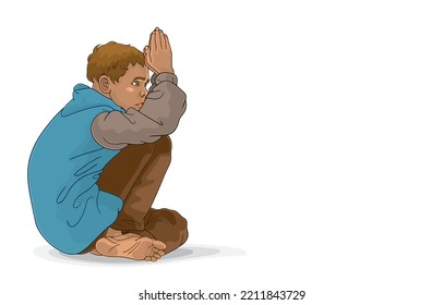 Beggar Boy Clipart