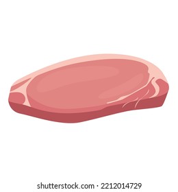 Vector Illustration Pork Tenderloin Stock Vector (Royalty Free ...