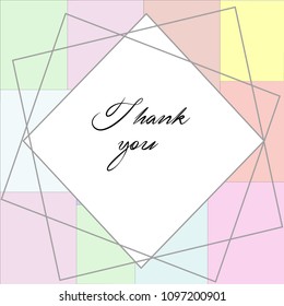 Vector Illustration Postcards Geometric Shapes Different Stock Vector ...