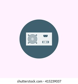 Vector Illustration Power Supply Sign Icon Stock Vector (Royalty Free ...