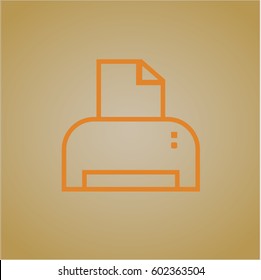 Printer Vector Symbol Stock Vector (Royalty Free) 383727421 | Shutterstock