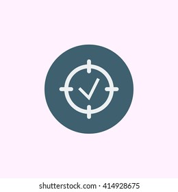 Vector Illustration Project Goal Icon Premium Stock Vector (Royalty ...
