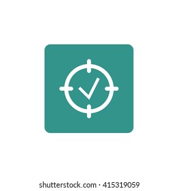 Vector Illustration Project Goal Icon Premium Stock Vector (Royalty ...