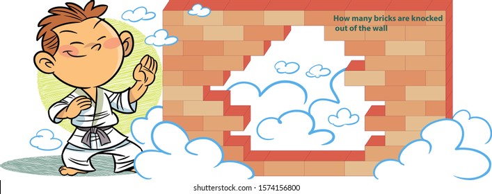 705 Karate bricks Images, Stock Photos & Vectors | Shutterstock
