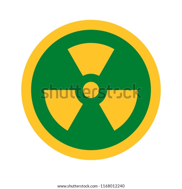Vector illustration of Radioactive contamination symbol.
