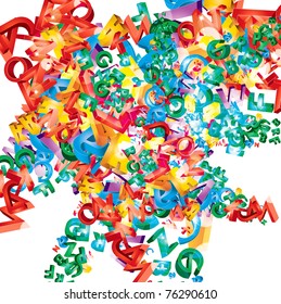 1,011 Random words in modern font Stock Vectors, Images & Vector Art ...