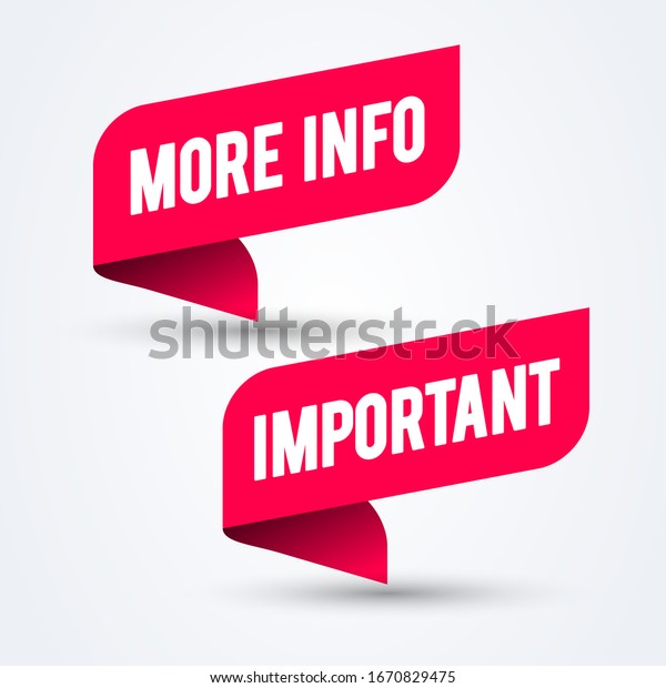 Vector Illustration Red Flag Text More Stock Vector (Royalty Free ...