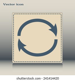 Vector Illustration Restart Stock Vector (Royalty Free) 241414420 ...