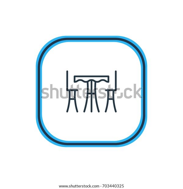 Vector Illustration Restaurant Outline Beautiful Restaurant Stock ...