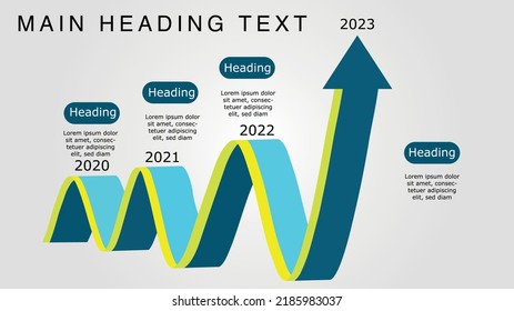 Vector Illustration Ribbon Timeline Design Infographic Stock Vector ...