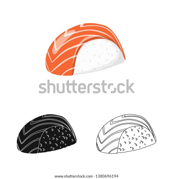 Vector Illustration Rice Boiled Logo Set Stock Vector (Royalty Free ...